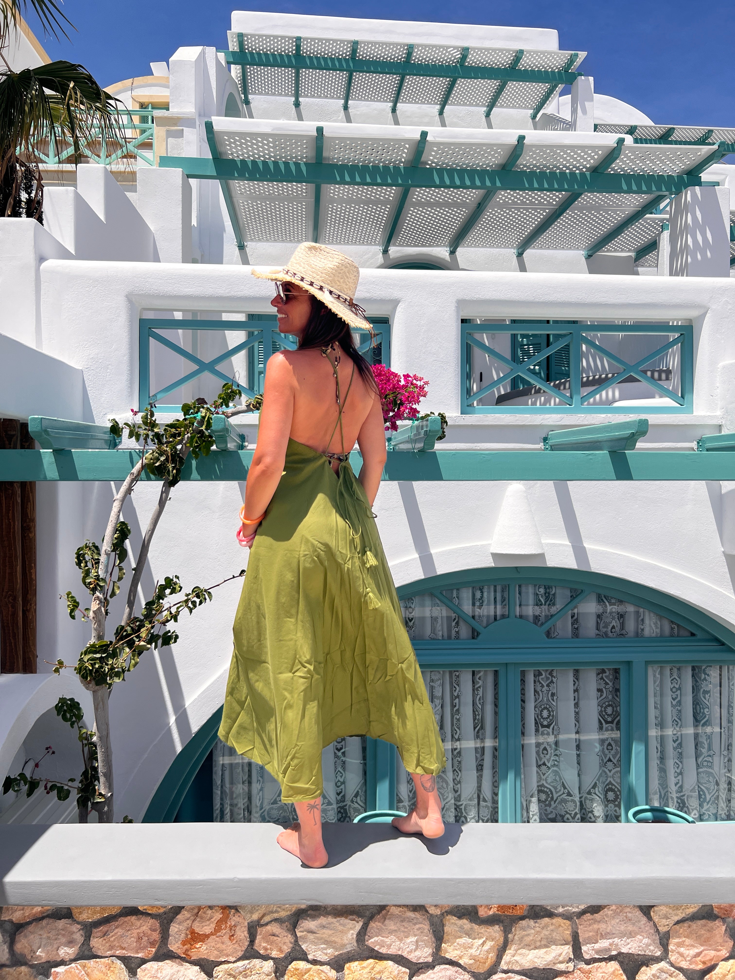 Robe Victoria verte LARAETHNICS – BOHOSITA - Esprit Bohème