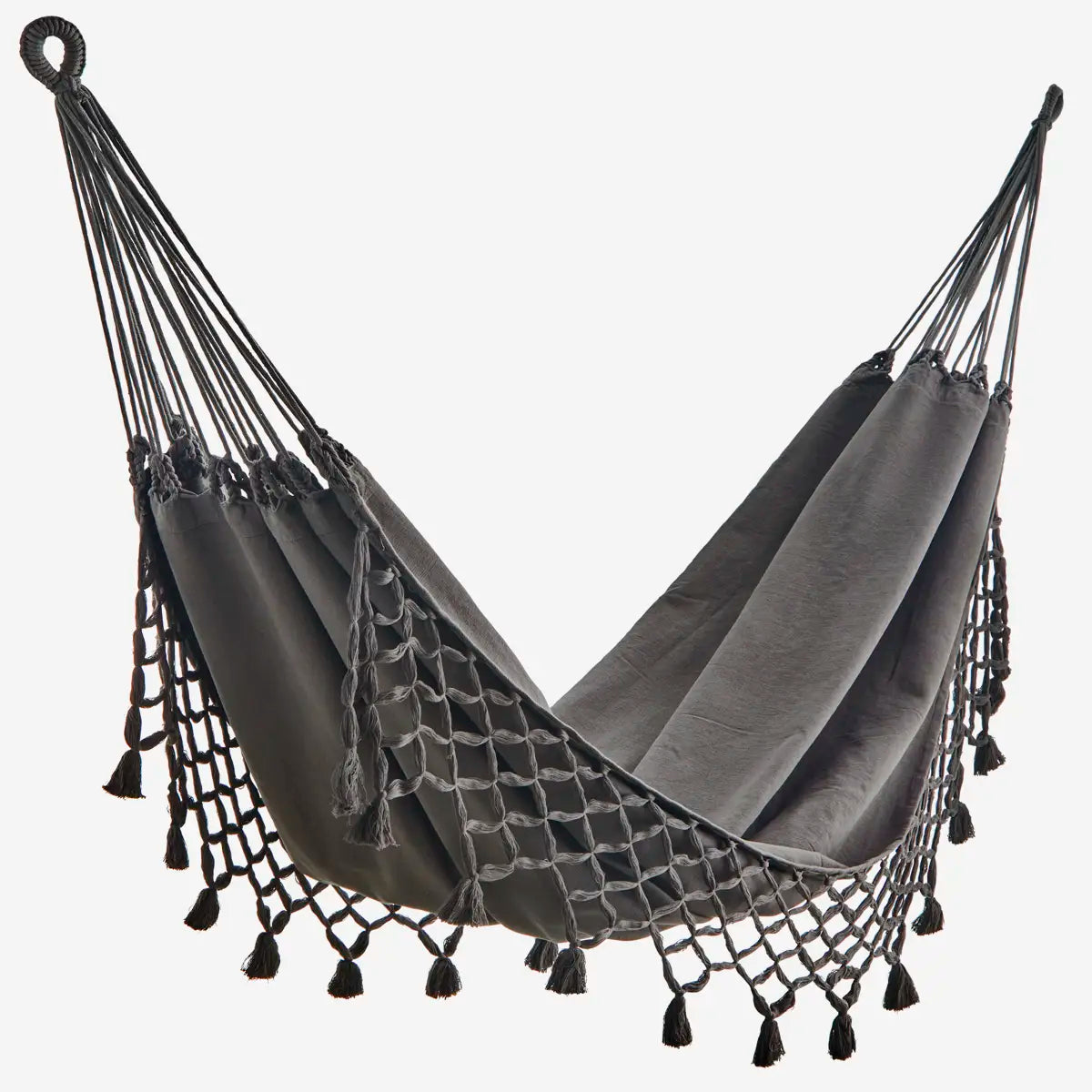 Hamac Beach Madam Stoltz - gris – BOHOSITA - Esprit Bohème